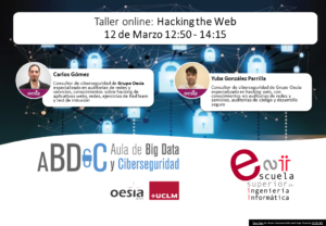 Taller de hacking Web – Aula Oesia-UCLM: "Big Data y Ciberseguridad"